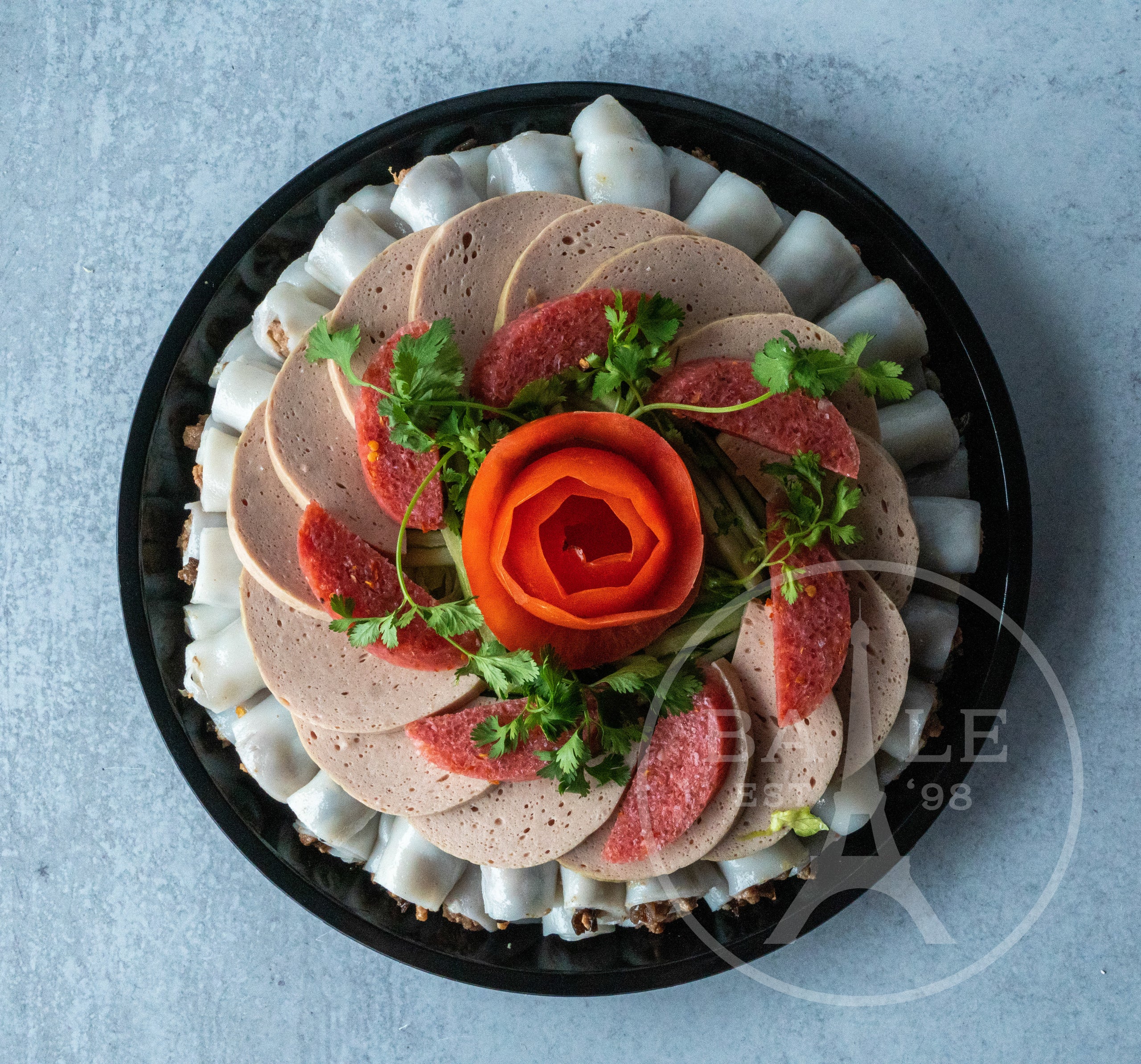 Banh Uot Cha Lua - Plain Rice Crepes with Pork Bologna | Ba Le Bakery